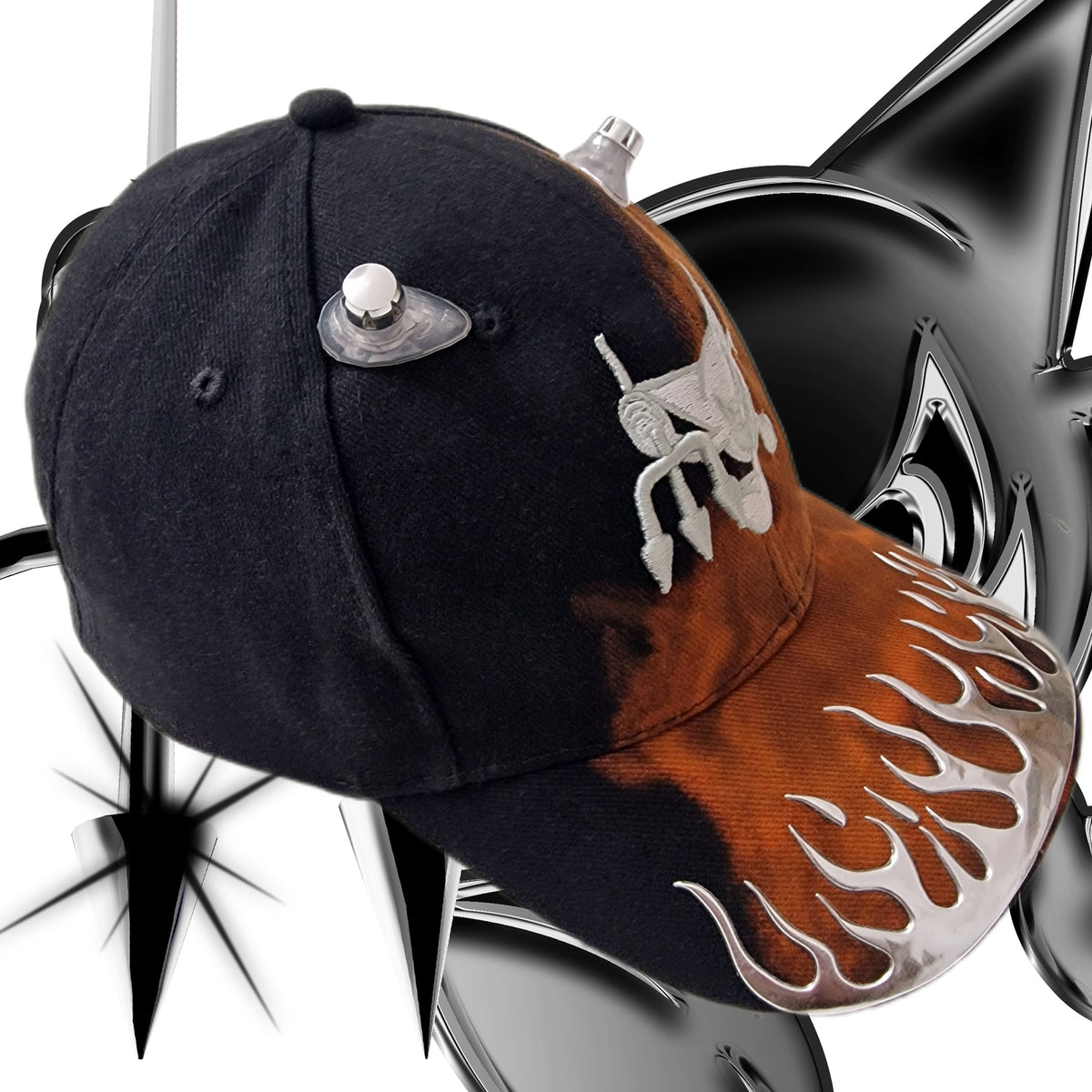 HORN/Y 3D FLAME SLAYER CAP – doom3000